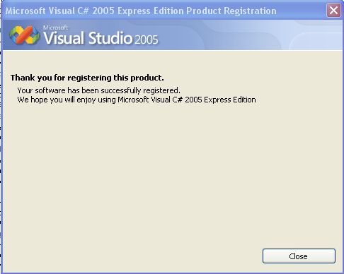 Installing Visual C# Express Edition